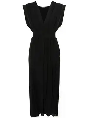 Fabiana Filippi Pleated Maxi Dress - Black