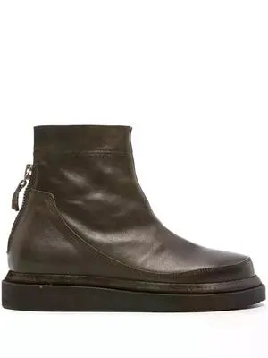 Moma Calf Leather Ankle Boots - Brown