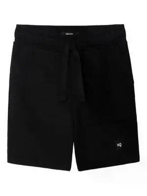 Zadig&Voltaire Pablo Slub Shorts - Black