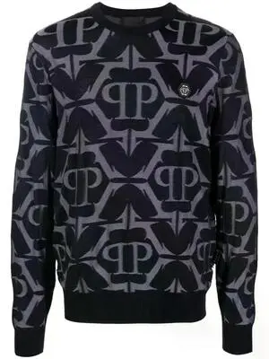 Philipp Plein Patterned Sweaters For Men