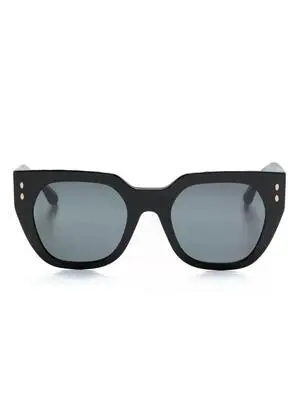 Isabel Marant Cat Eye Frame Tinted Sunglasses - Black