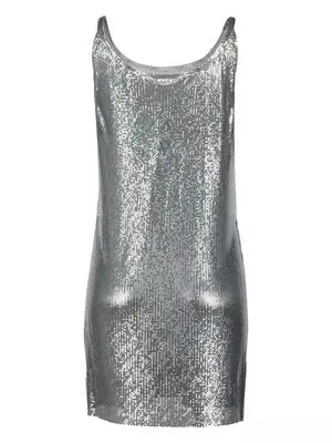 Rabanne Mesh Dress - Silver