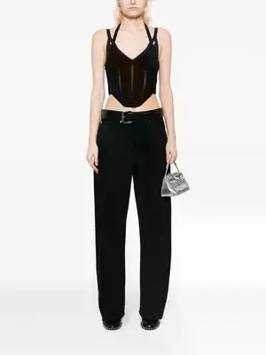 Alexander Wang Belted Waist Wide-leg Trousers