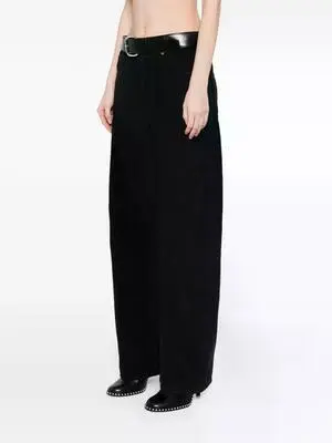 Alexander Wang Belted Waist Wide-leg Trousers