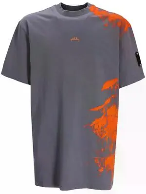 A-COLD-WALL* Brushstroke Cotton T-shirt - Grey