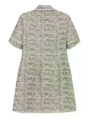 Dice Kayek Sequined Tweed Dress