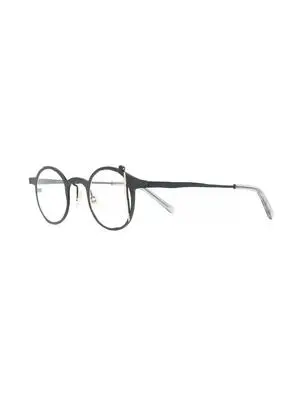 MASAHIROMARUYAMA Strap-detail Round Frame Eyeglasses