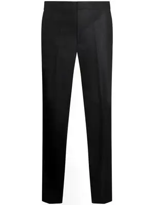 JIL SANDER Wool Straight-leg Trousers - Black