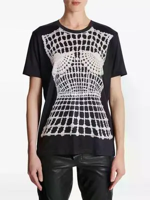 Balmain Trompe L'oeil Print T-shirt