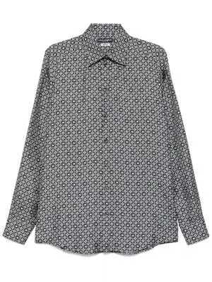 Dolce & Gabbana Tie-print Silk Shirt
