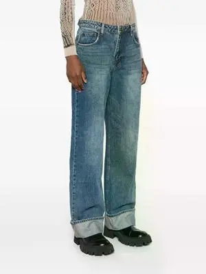 Ksubi Low Rider Cuffed Aged Jeans
