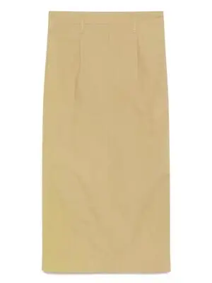 A.M.G. Pleated Midi Skirt
