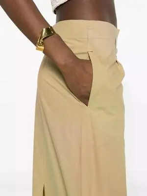 A.M.G. Pleated Midi Skirt