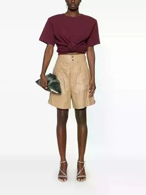 Isabel Marant Étoile Felize" High-waisted Shorts - Brown