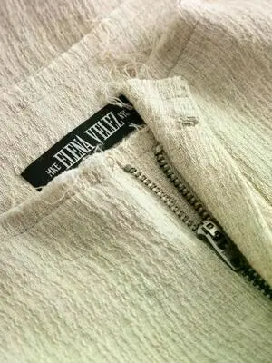 ELENA VELEZ Organic Linen Trousers - Neutrals