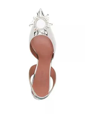 Amina Muaddi Begum 95mm Slingback Pumps