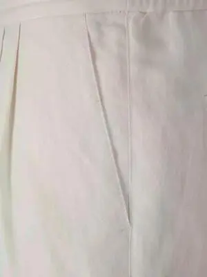 Brunello Cucinelli Drawstring Waist Trousers - White