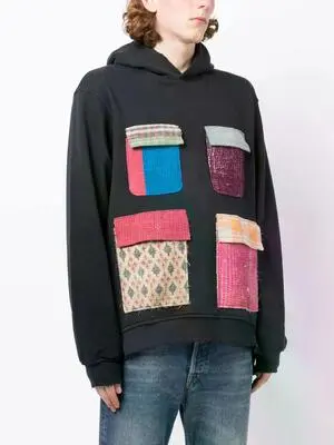 Alchemist Patchwork Cotton Hoodie