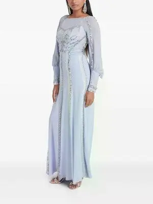 TEMPERLEY LONDON Long-sleeve Maxi Dress