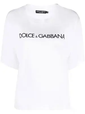 Dolce & Gabbana Logo-print Short-sleeve T-shirt - White