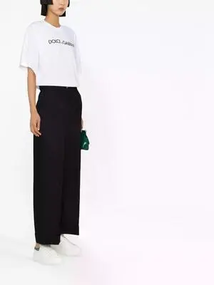 Dolce & Gabbana Cotton Logo Print T-shirt