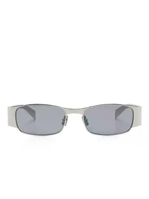 Saint Laurent Sl 738 Rectangle Sunglasses - Silver