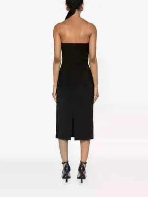 GENNY Strapless Sequin-detailed Midi Dress