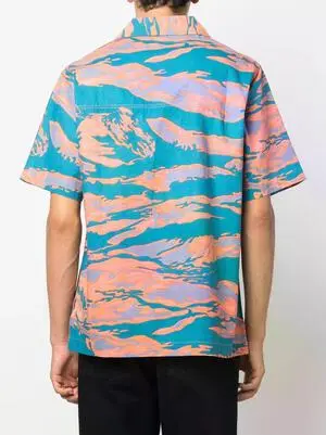 MAHARISHI Graphic-print Camp-collar Shirt