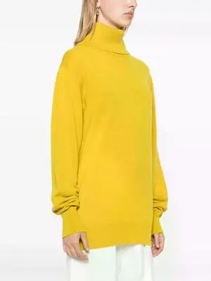 JIL SANDER Knitted Cashmere Roll Neck Jumper