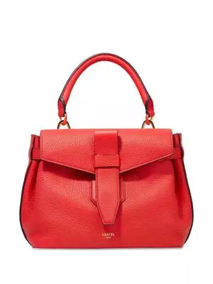 LANCEL Charlie De Small Leather Tote Bag - Red