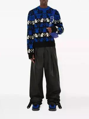 Burberry Chess Intarsia Wool-blend Jumper
