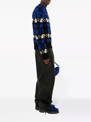 Burberry Chess Intarsia Wool-blend Jumper