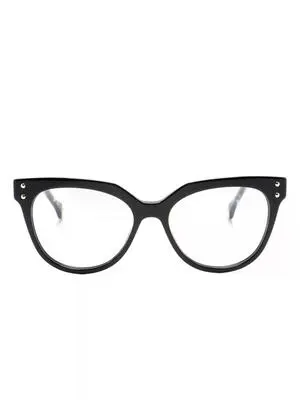 Carolina Herrera Butterfly Frame Eyeglasses - Black