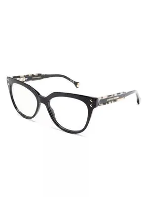 Carolina Herrera Butterfly Frame Eyeglasses - Black