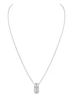 PRAGNELL 18kt White Gold Manhattan Diamond Necklace - Silver