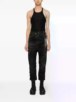 Boris Bidjan Saberi Distressed Cropped Jeans