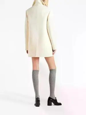 Prada Double-breasted Wool Peacoat