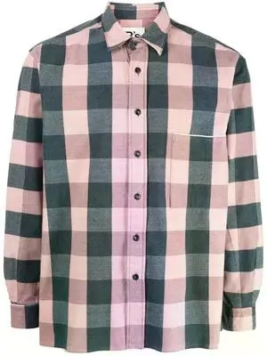 President's Check-print Cotton Shirt