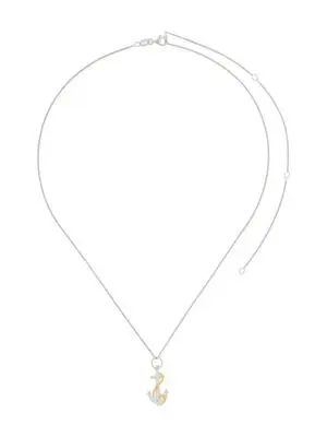 TRUE ROCKS Anchor Pendant Necklace - Silver