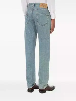 Moschino High-waisted Straight-leg Jeans