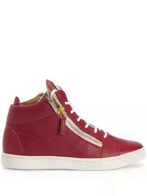 GIUSEPPE ZANOTTI Kriss High-top Sneakers - Red