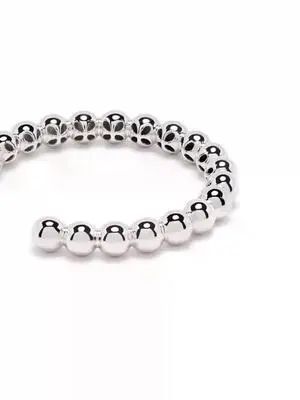 PRAGNELL 18kt White Gold Bohemia Diamond Hoop Earrings