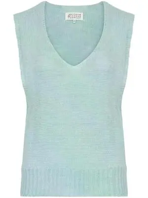 MAISON MARGIELA Fussbett Knitted Top - Blue