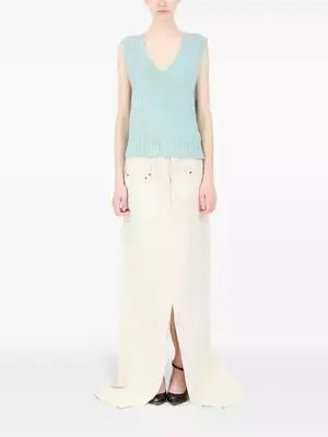 MAISON MARGIELA Fussbett Knitted Top - Blue