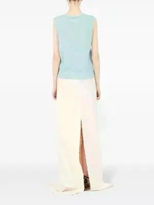MAISON MARGIELA Fussbett Knitted Top - Blue