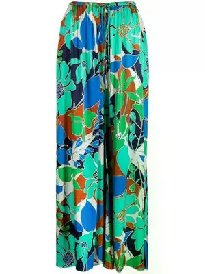 Cult Gaia Alaia Floral-print Trousers