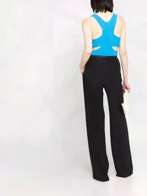 Stella McCartney Ribbed Knit Cut-out Bodysuit