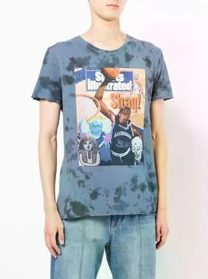 Alchemist Graphic Print Tie-dye T-shirt - Blue