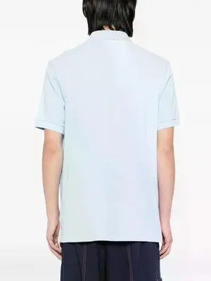 Paul Smith Logo-patch Polo Shirt - Blue