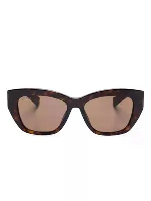 Gucci Tortoiseshell Cat Eye Sunglasses - Brown